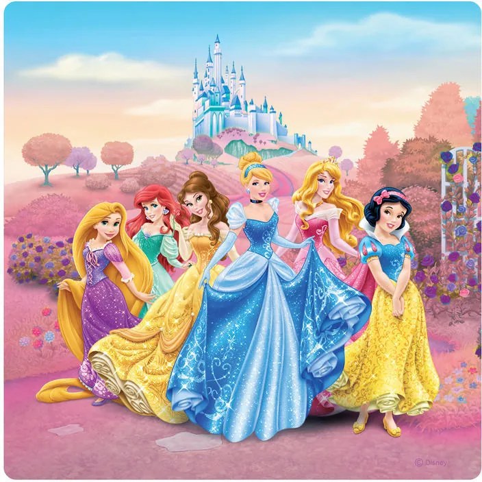 AG Design Princezny Disney - dekorační obrazek