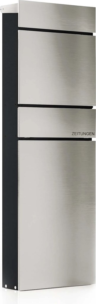 Poštovní schránka Wiltec – 395 × 142 × 1150 mm (65098)