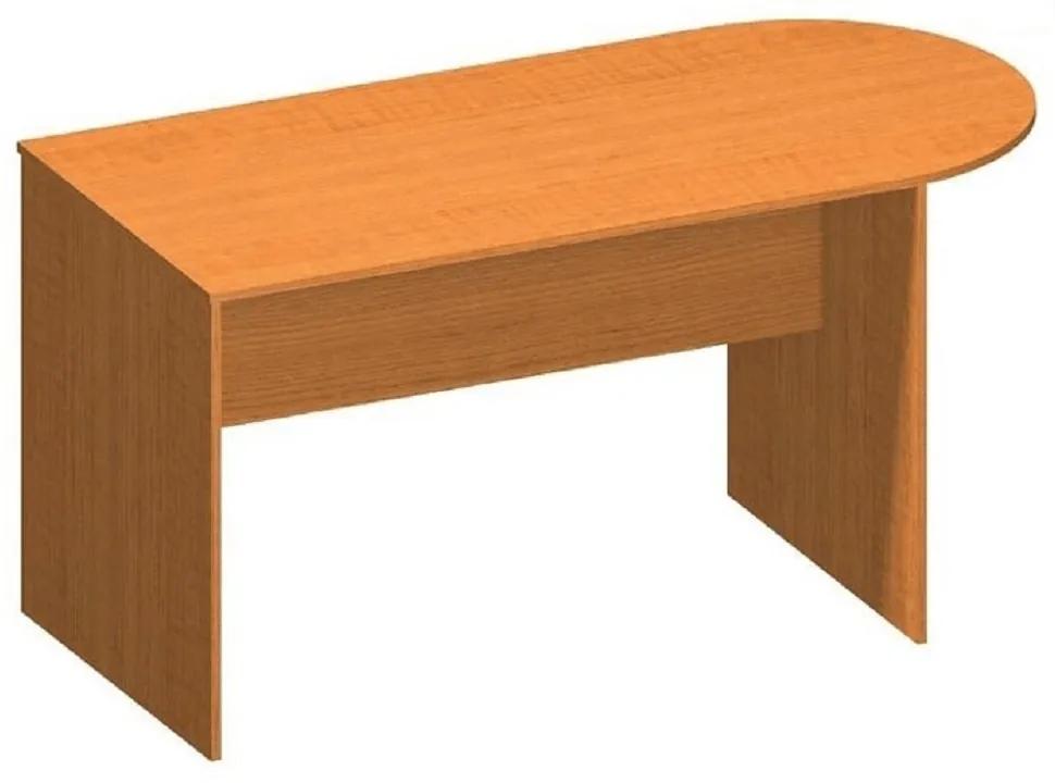 Kancelářský stůl s obloukem, trěšeň, TEMPO AS NEW 022
