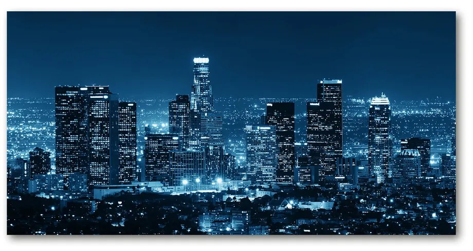 Wallmuralia Foto obraz akryl svislý do obýváku Los Angeles noc 120x60 cm