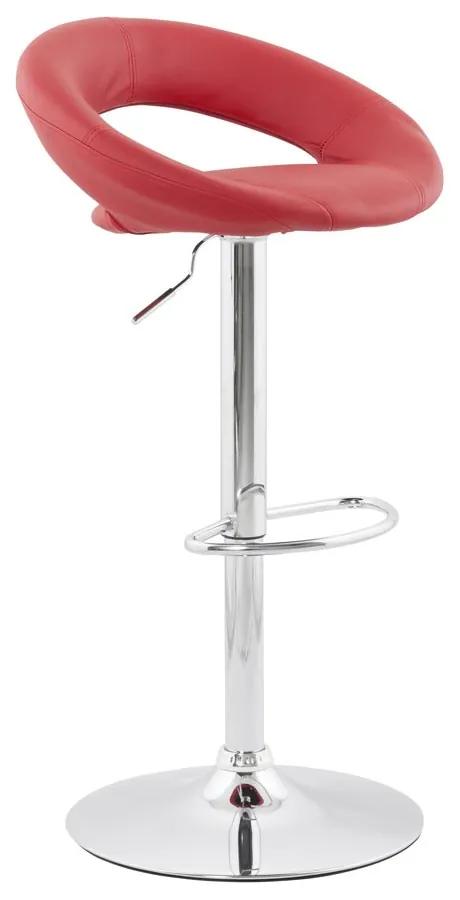 Moderní barová židle Dylan červená