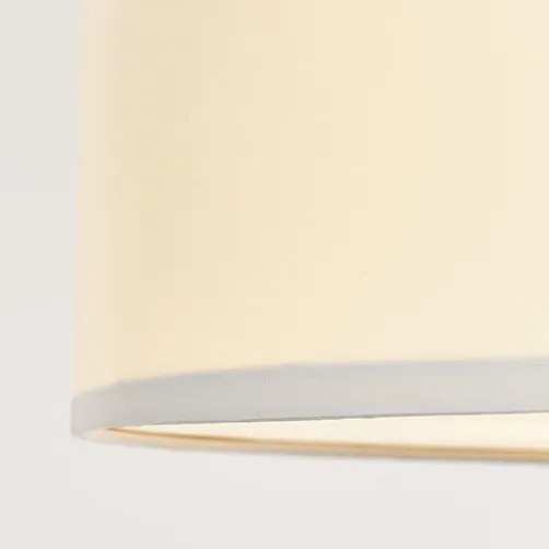 Brilliant 93522/05 Stropní lustr ANDRIA bílá textilie, průměr 60cm