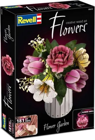 3D Puzzle Revell Flowers 00632 - Flower Garden