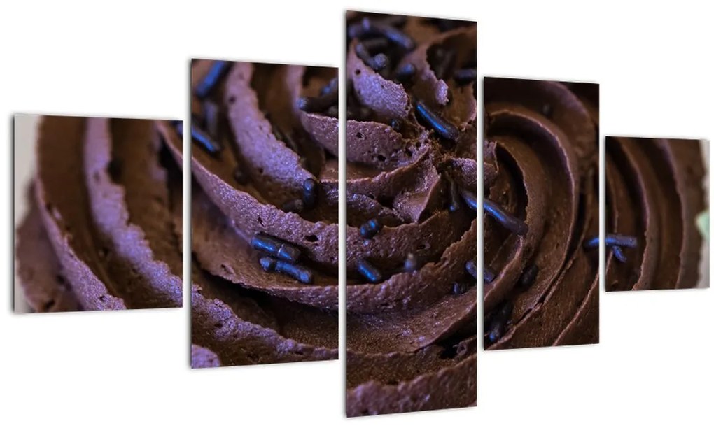 Obraz - Čokoládový cupcake (125x70 cm)