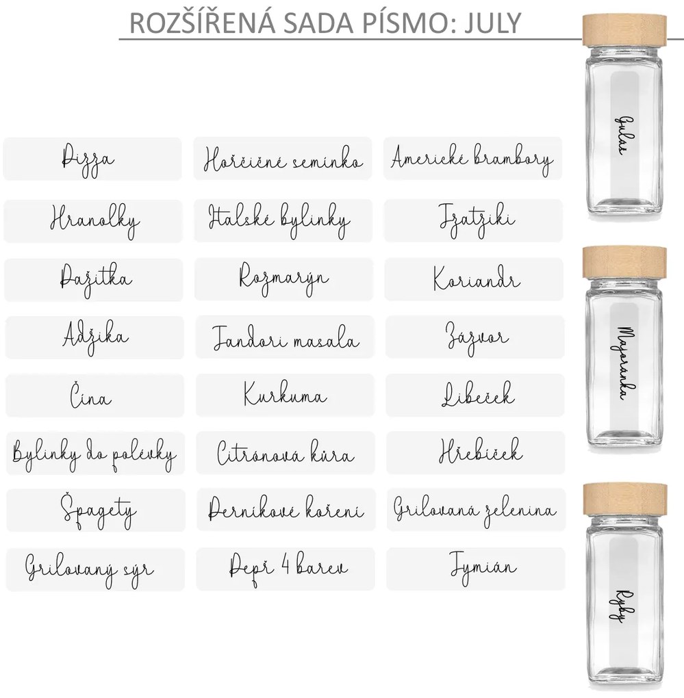 usporadejto.cz Sada 16ks kořenek INOX 100ml + 4ks nerezový organizér na kořenky VASKY - NEREZ + sada 24ks štítků