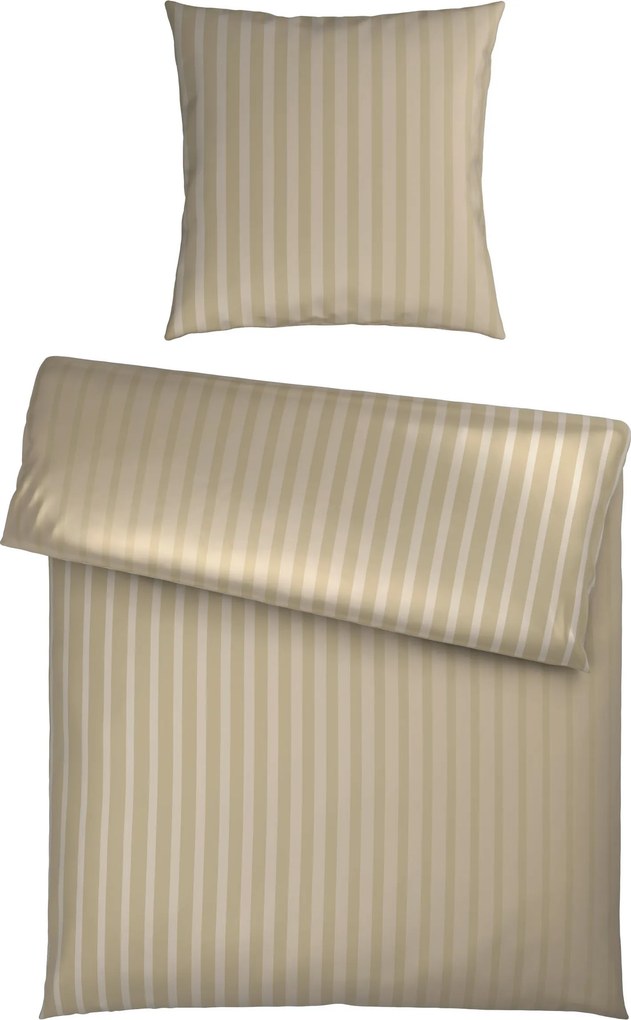 XXXLutz POVLEČENÍ satén béžová 135/200 cm Dieter Knoll - Online Only povlečení - 008105035302