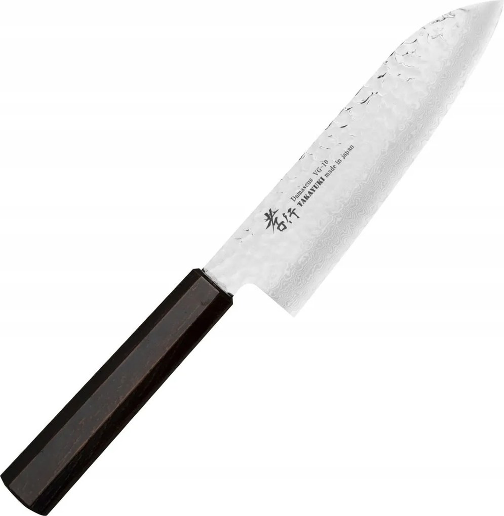 Sakai Takayuki Nanairo VG-10 Retro Nůž Santoku 17 cm