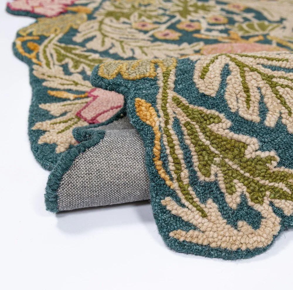 Ručně tkaný vlněný koberec 160x230 cm Daphne Shaped Floral – Flair Rugs