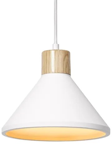 Ledvance - Lustr na lanku DECOR PLASTER 1xE27/25W/230V pr. 22 cm sádra bílá
