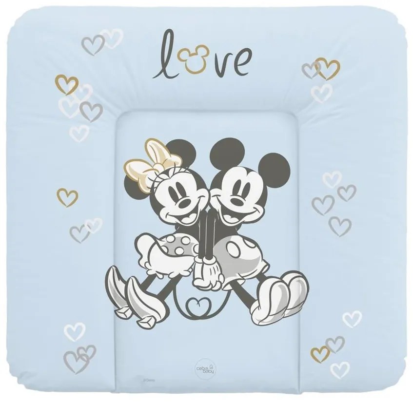 CebaBaby | CebaBaby - Přebalovací podložka trojhranná DISNEY 75x72 cm modrá | AG0241