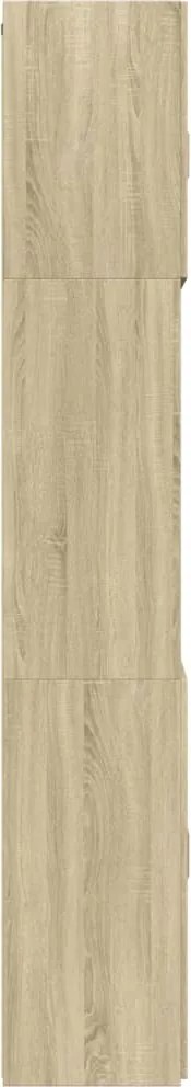 Skříň highboard dub sonoma 80 x 42,5 x 249 cm kompozitní dřevo 3281359