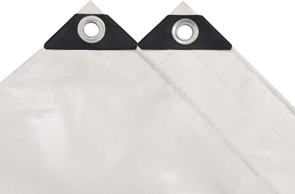 Plachta 650 g/m² 1,5 x 6 m bílá 144908