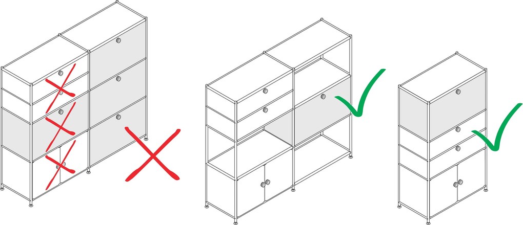 Tchibo - Doplňková sada kovových výklopných dvířek CN3 - barva: černá