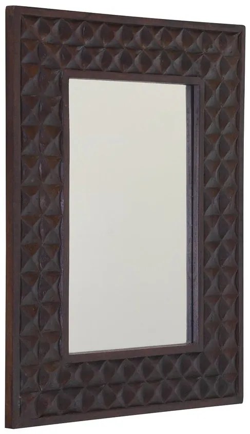 BATIK zrcadlo v rámu, 60x80cm, tmavě hnědá (IN182) SAPHO