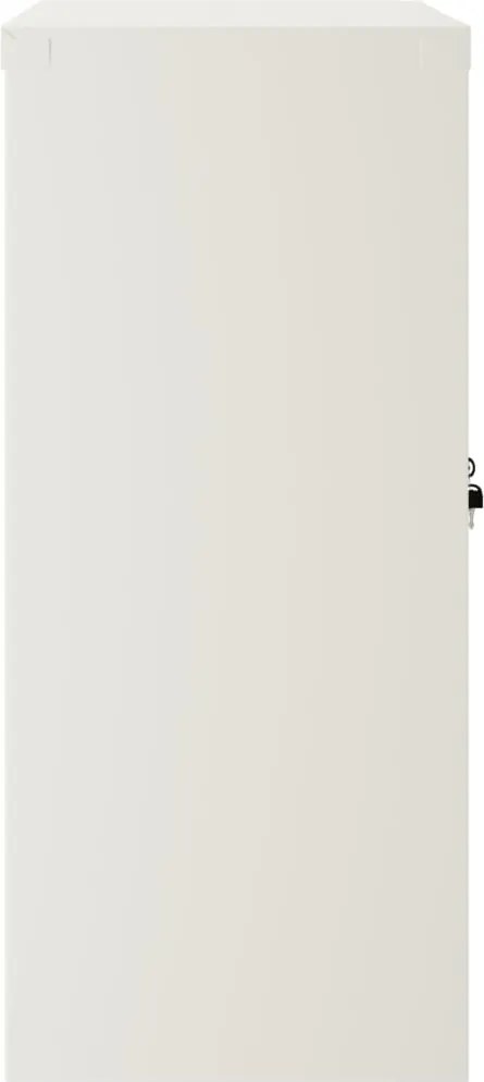 Kartotéka bílá 90 x 40 x 90 cm ocel 339728