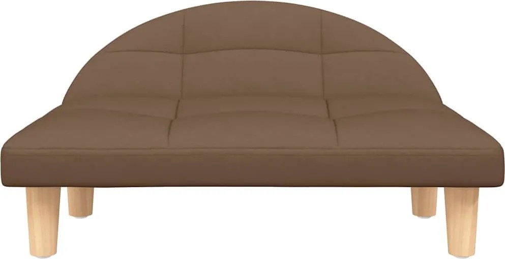 Pelíšek pro psy hnědý 70 x 52 x 30 cm textil 171935