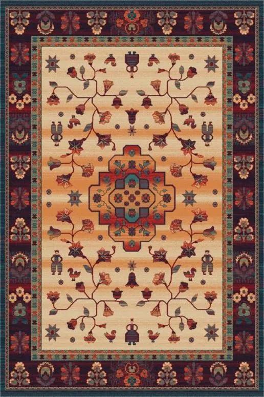 Kusový koberec vlněný Agnella Agnus Tacuba Tmavě Béžový Rozměr: 230x340 cm