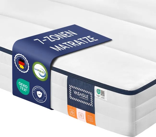 Matrace s gelovou paměťovou pěnou RMZ102W101 výška 12 cm