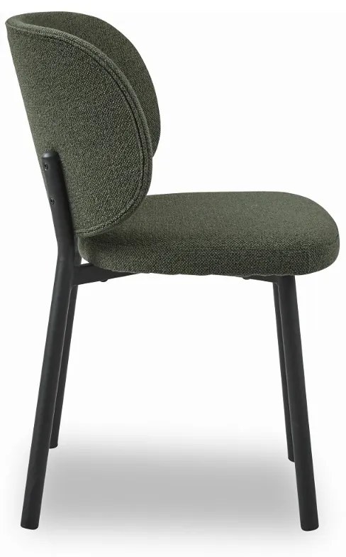 Designová jídelní židle Salgado lesnická zelená