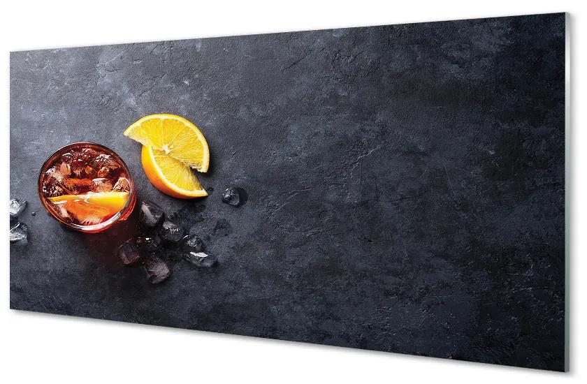 akrylový obraz Ledový čaj citron 120x60 cm