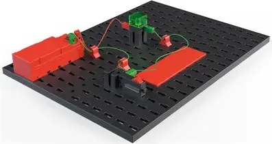 FISCHERTECHNIK Stavebnice E-Tronic / 16 programů / 340 dílů