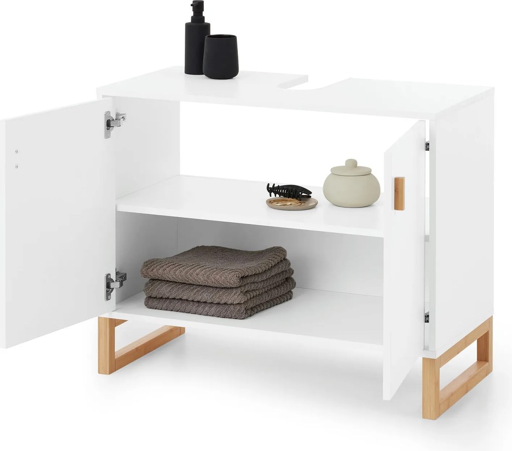 Tchibo - Skříňka pod umyvadlo se 2 dvířky - barva: braun