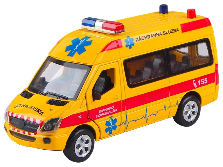 Záchranáři 1:32 Ambulance ZZS Mercedes-Benz - bez obalu