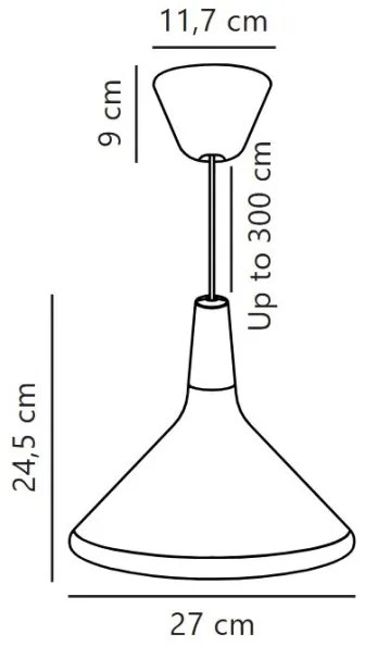 DFTP by Nordlux - Lustr na lanku NORI 1xE27/40W/230V