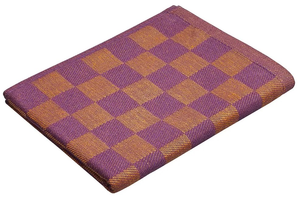 CHECKER STYLE Utěrka - fialová