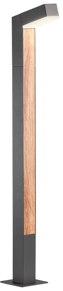 Světla a lustry REDO GROUP Zahradní LED lampa Redo WOODY antracit/92 cm