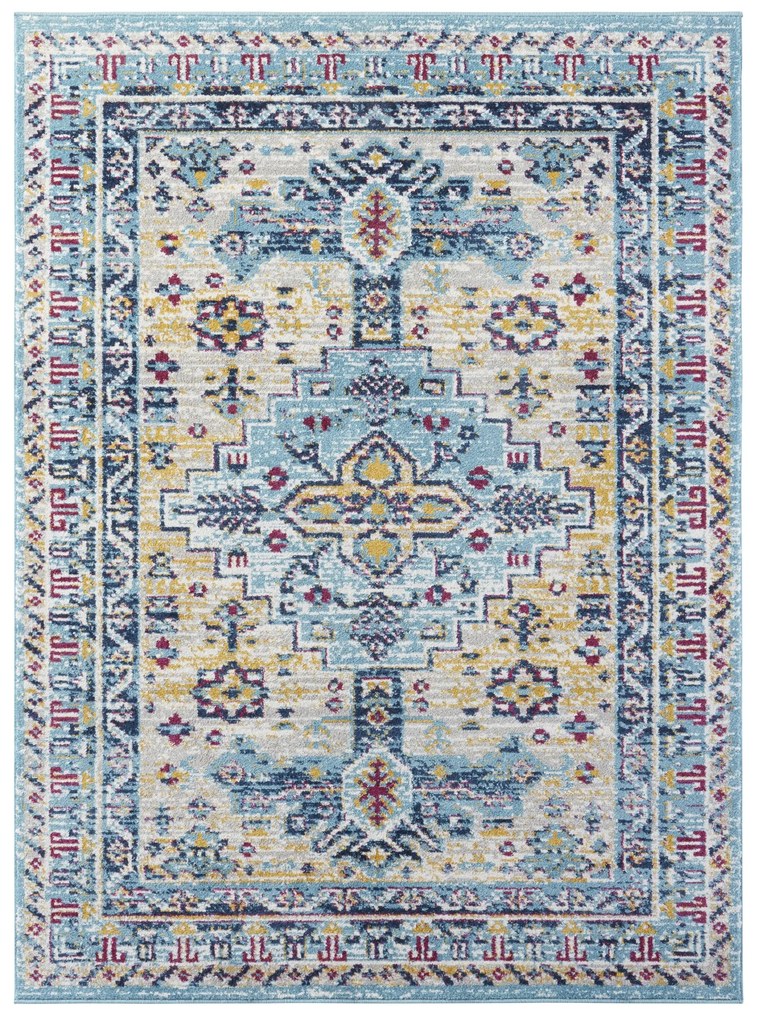 Nouristan - Hanse Home koberce Kusový koberec Lugar 104089 Sky Blue - 80x150 cm