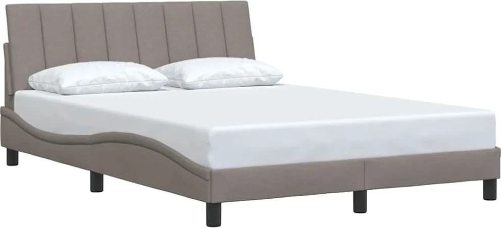 Rám postele bez matrace Hanko taupe 120 x 200 cm textil 3310381
