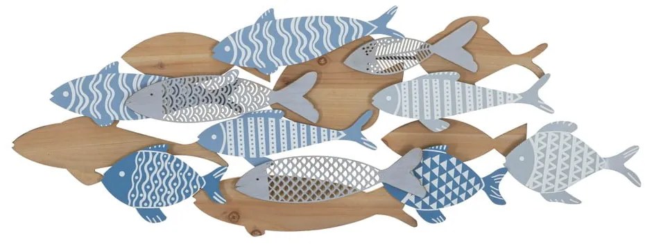 Kovová nástěnná dekorace 91x33,5 cm Fish – Mauro Ferretti