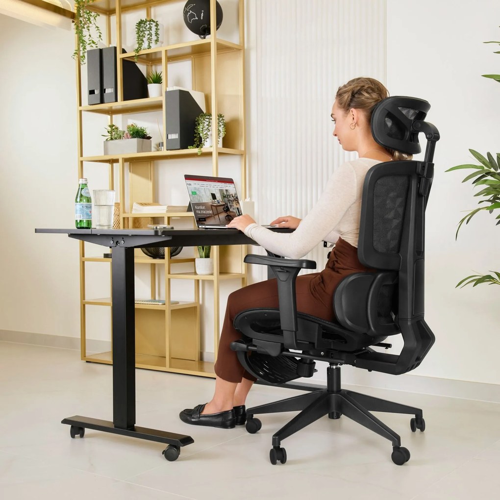 Ergonomické křeslo Romalo – Černé