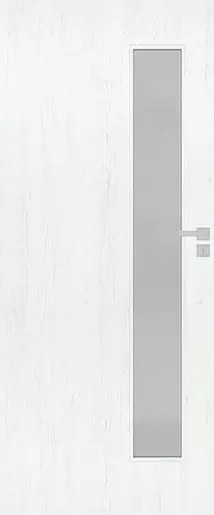 DRE Deca interiérové dveře deco levé 60 cm borovice bílá DECA10BB60L