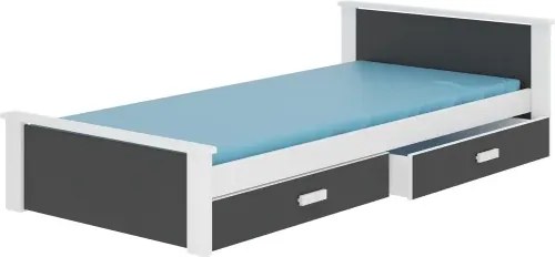 Postel s matrací ALDEX 200x90 – uhlová