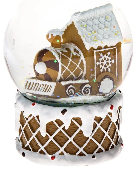 Polyresinové sněžítko (výška 10 cm) Snowy Train – Dakls