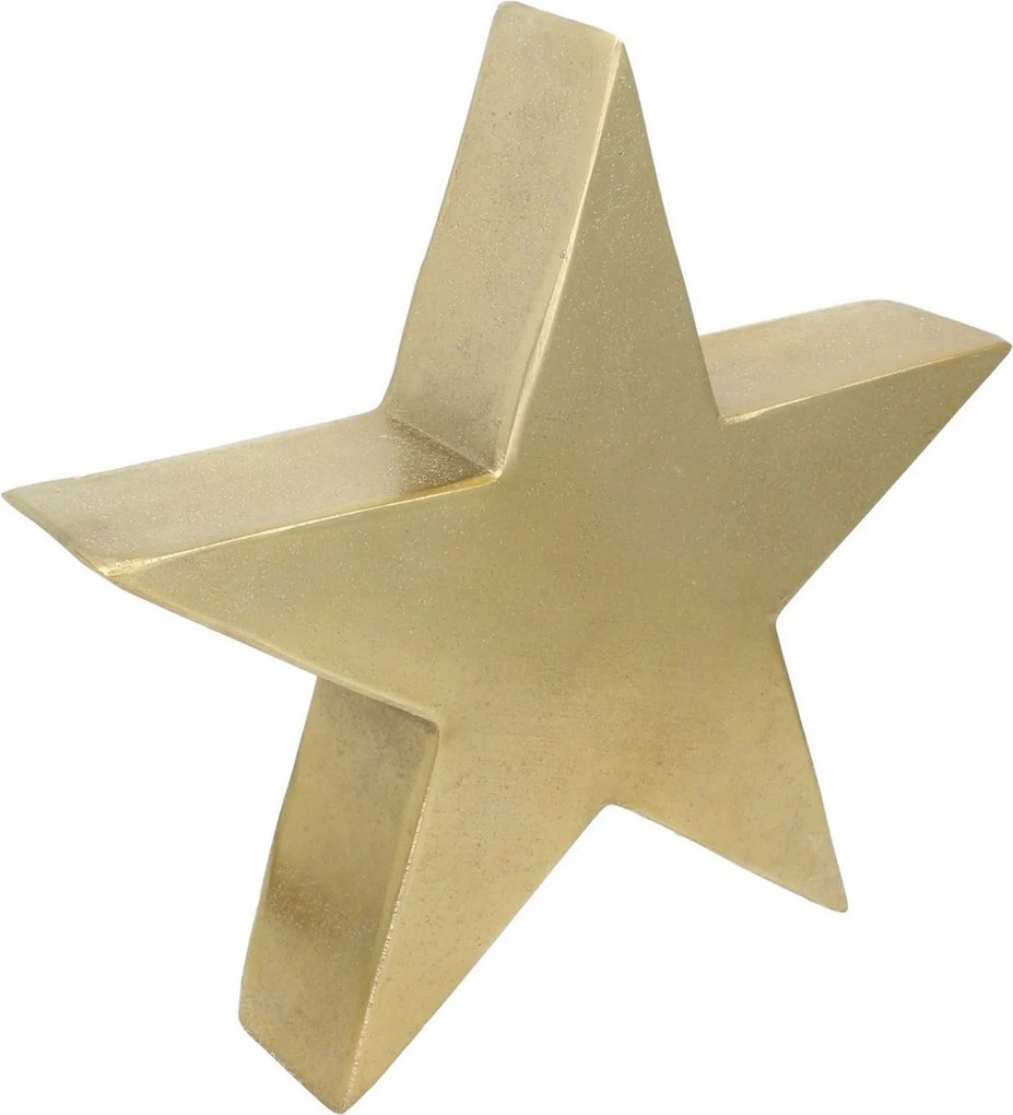 Dekoracja Vánoční hvězda 38cm zlatá