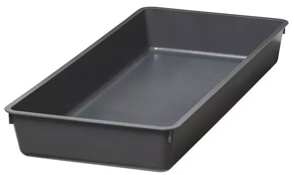 Goodhome Organizér do šuplíku, do kuchyně, příborník - NITAKI šedý plast 20 x 43 cm