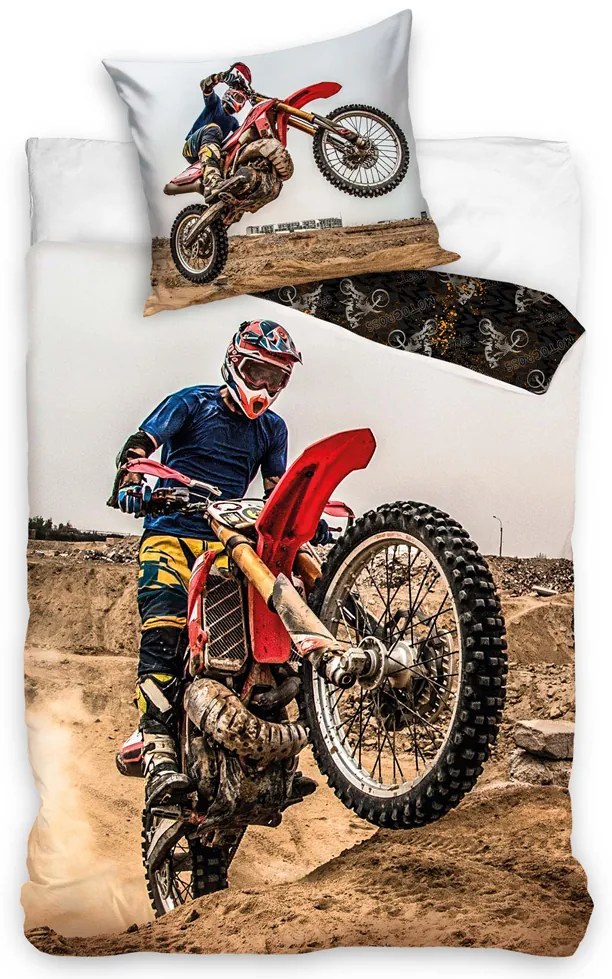 Bavlněné povlečení Motocross FMX