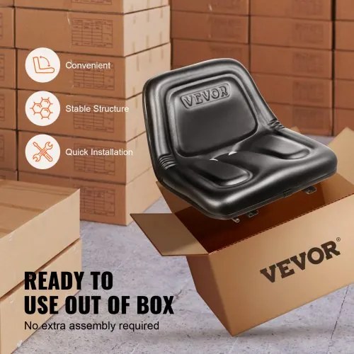 Universal Tracor Seat, sekačka na trávu s mikrospínačem a drenážními otvory, 16–34 cm