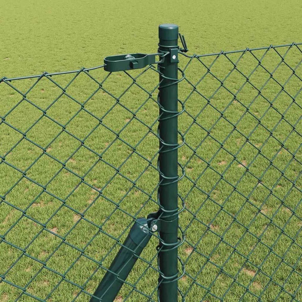 Oplocení na řetězcích se upevňuje na zem 10 x 1,6 m Zelená 3351073