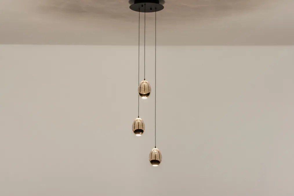 Závěsné designové svítidlo do ložnice Benelux Gold 3