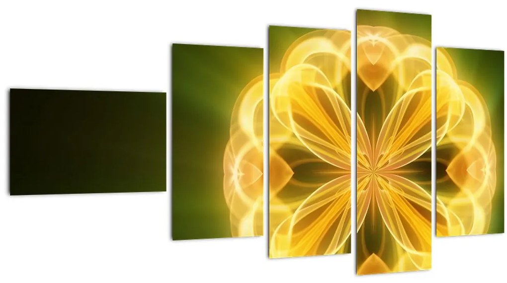 Obraz žluté květiny (110x60 cm), 40 dalších rozměrů
