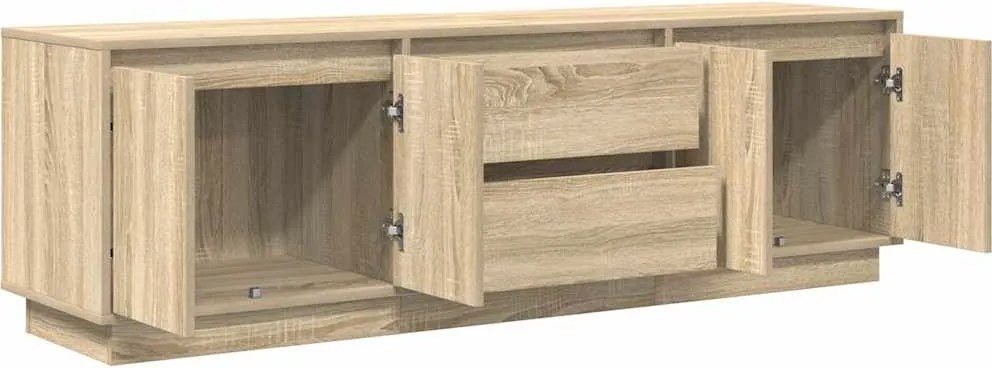 TV skříňka s LED osvětlením Dub Sonoma 160,5x41x50 cm 3328428