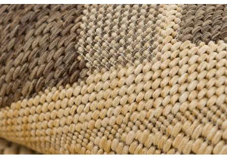 Dywany Luszczow Kusový koberec kulatý SISAL FLOORLUX 20195 mais, káva Rozměr koberce: 160 cm KRUH