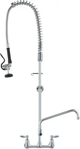Komerční baterie s oplachovacím rozprašovačem, 119,4 cm výška, 20,3 cm střed, 30,5 cm