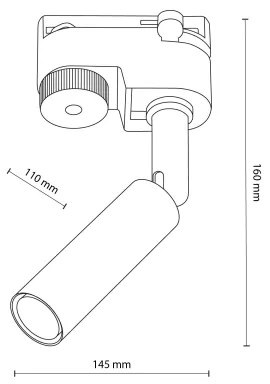 LED Bodové svítidlo do lištového systému LAGOS 1xG9/3W/230V bílá