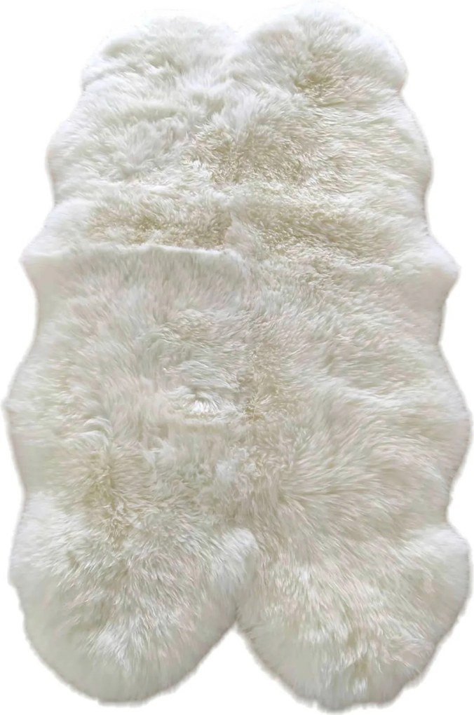 XXXLutz OVČÍ KOŽEŠINA, 105/180 cm, bílá - Kůže - 003580010160