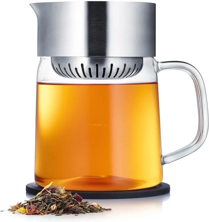Konvice se sítkem na sypaný čaj Blomus Tea Jane, 1 l